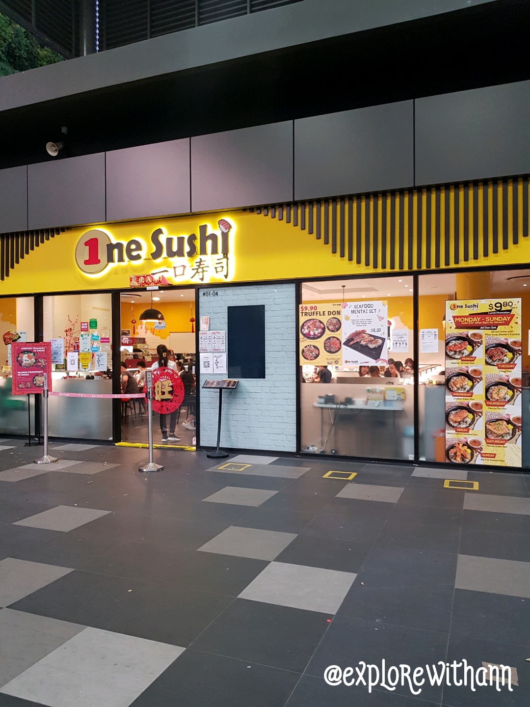 Singapore – One Sushi 一口寿司 – Explorewithann